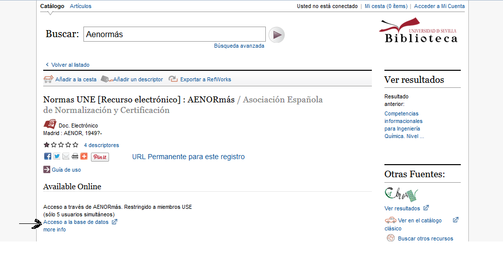 Normas UNE electrónicas: De Norweb a AENORmás