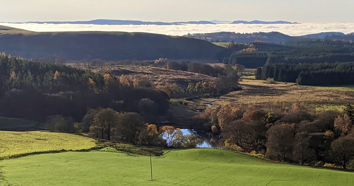 Balintore Castle Restoration Project: Vale of Strathmore in Cloud