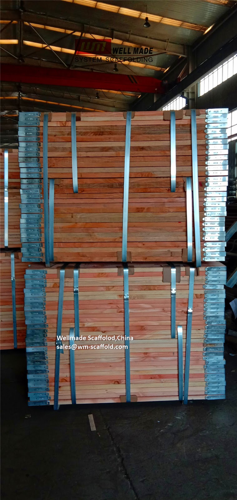 Timber Scaffold Board Fire Resistant BS2482 with End Band and Nail ...