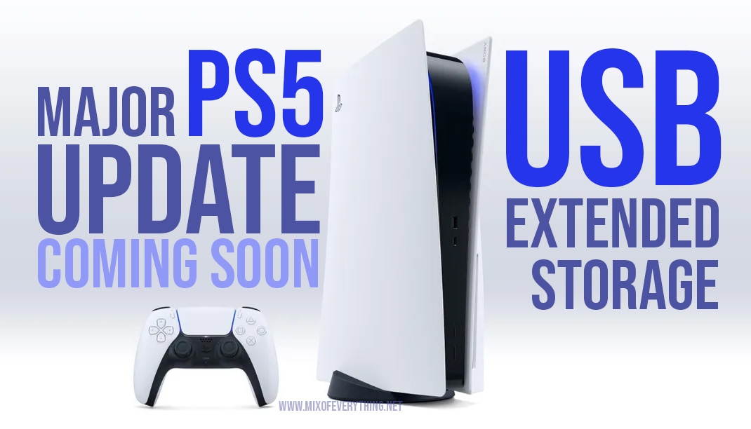 First major PS5 update coming soon, adds USB extended storage for PS5 ...