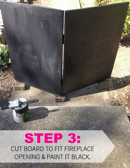 Faux Stacked Log Fireplace Tutorial | LiveLoveDIY | Bloglovin’