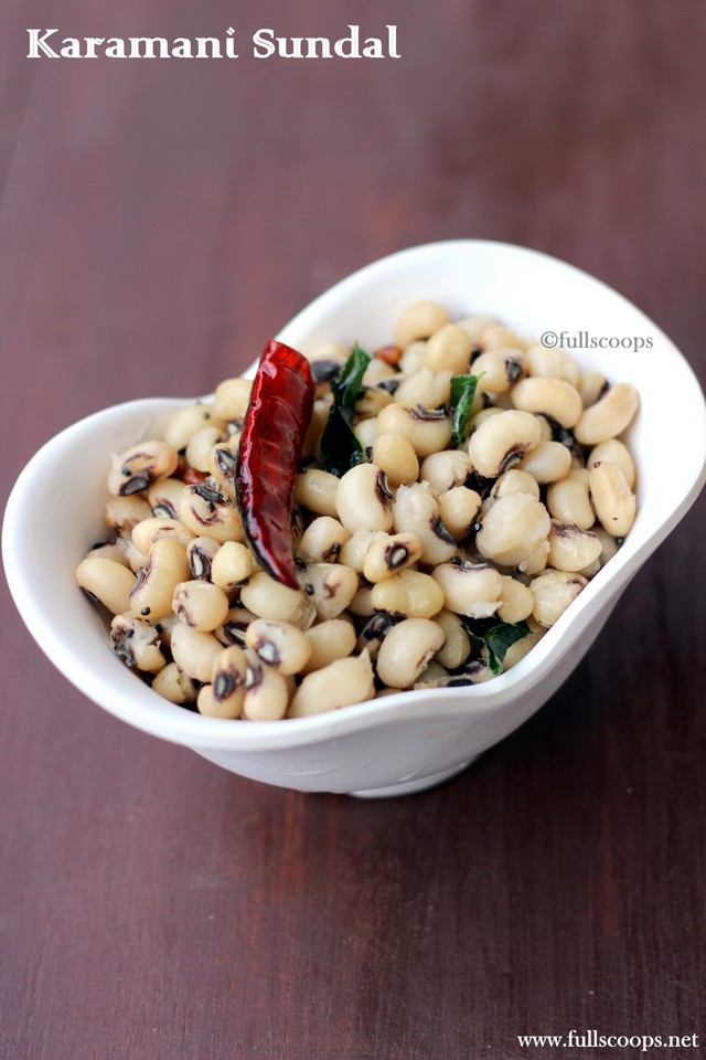 Karamani Sundal ~ Full Scoops - A food blog with easy,simple & tasty ...