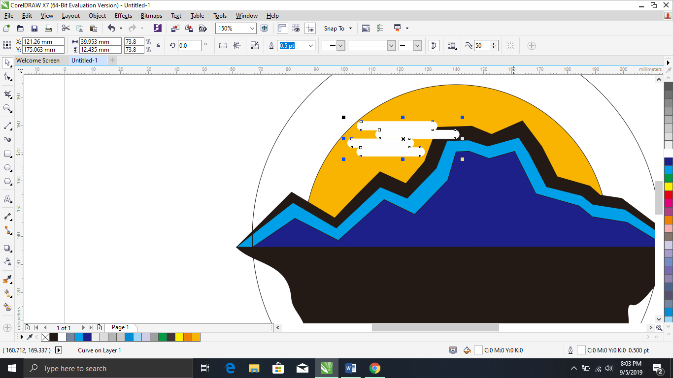 Tutorial Membuat Logo Menggunakan Corel Draw x7 - Desain Grafis