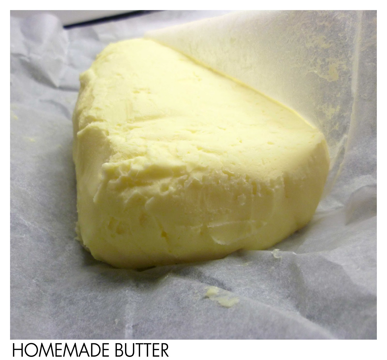 Laura's Bakes and Makes: Homemade Butter