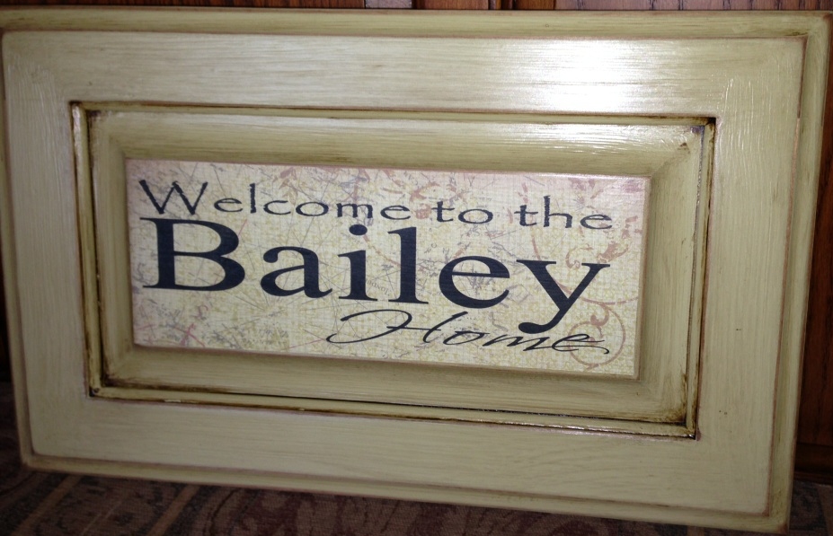 Create a Home You Love: DIY Welcome Sign