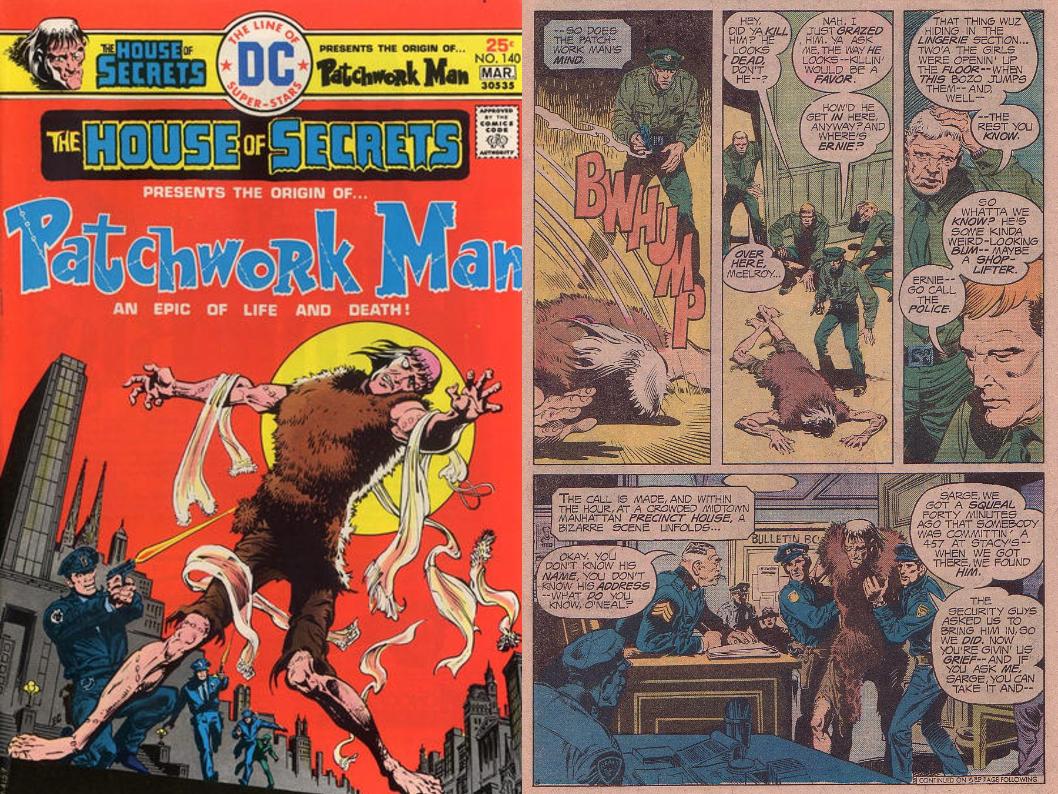 Dave's Comic Heroes Blog: Almost Frankenstein - The Patchwork Man