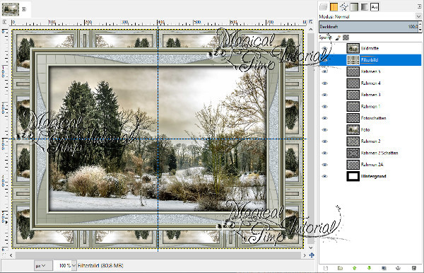 Magical Gimp-Tutorial: Gimp Tutorial "Winter impressions"