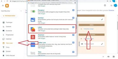 Cara Mudah Membuat Label Atau Kategori di Blogger - Hanif Muchtar