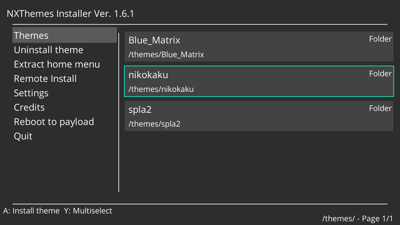 ニンテンドースイッチ カスタムフォントを変換せずに導入＆本体で切り替える方法(NxThemes Installer)