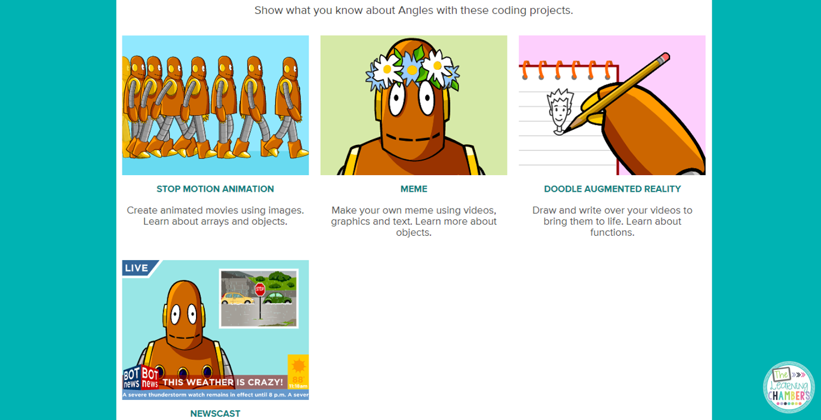 Coding with BrainPop - The Learning Chambers
