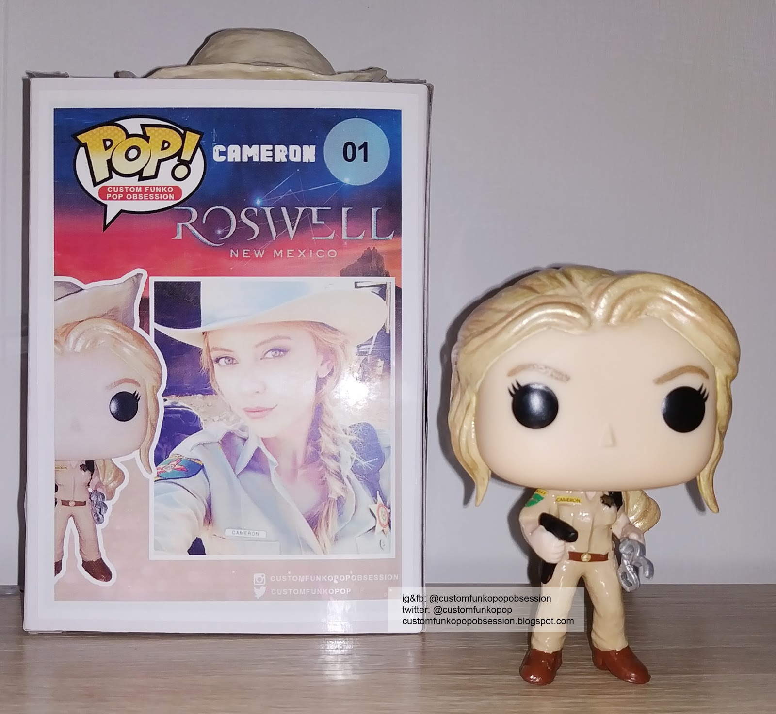 Roswell, New Maxico Custom Funko Pop Of Cameron