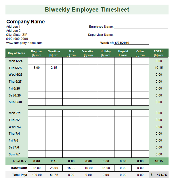 Timesheet Calendar Excel ~ Medical Resume