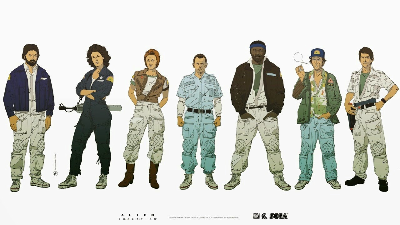 The Dork Review: Rob's Room: Alien: Isolation Concept Art by Calum ...