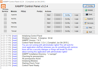 Installation and configuration of WAMP/XAMPP