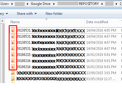 How to resolve Google Drive file sync issues - red cross mark?