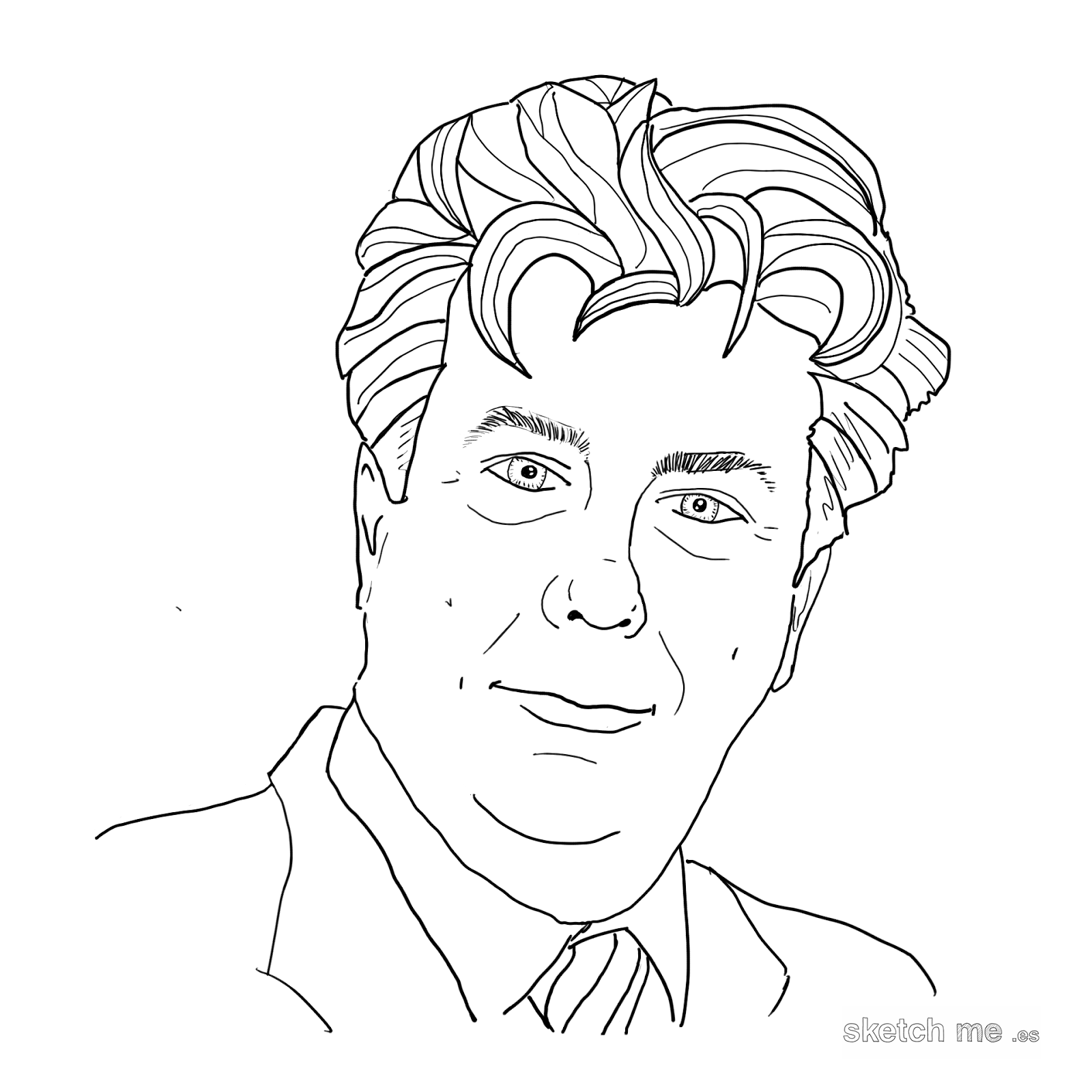 Ken Follett - sketch me. CUSTOM PORTRAITS for facebook and twitter ...