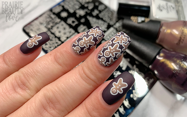 Christmas Nail Art Warm And Adorable Gingerbread Man Nails Prairie Beauty