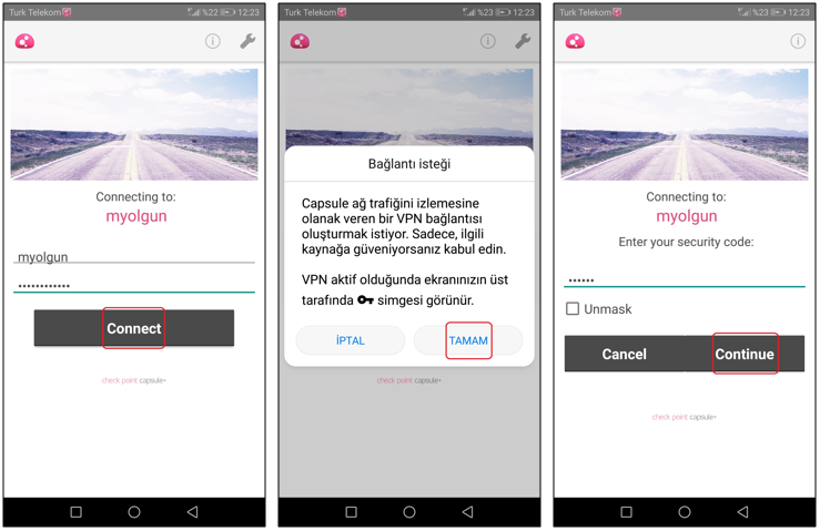 Deneyim: Check Point Mobil (Capsule) ile VPN bağlantısı
