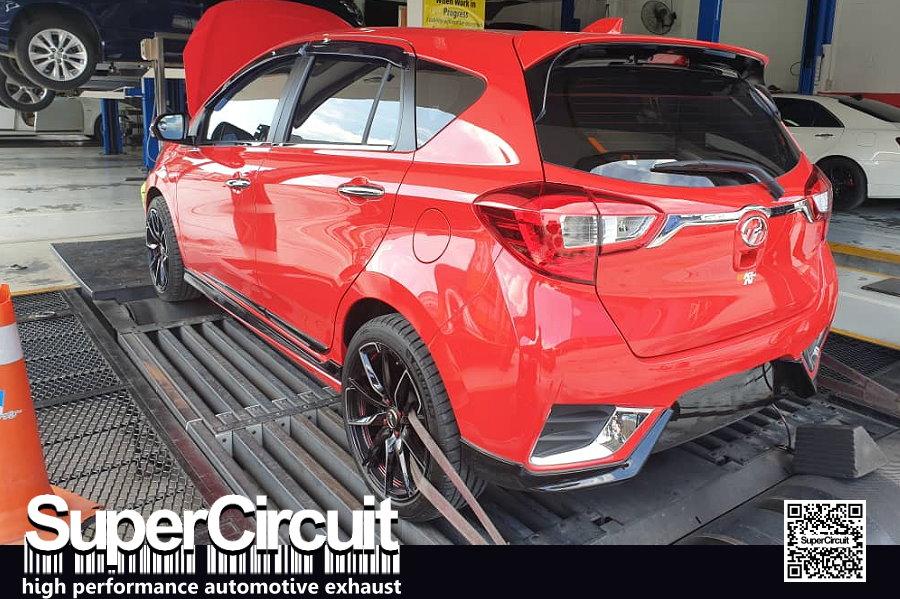 SUPERCIRCUIT Exhaust Pro Shop: DYNO Proven Gen3 Perodua Myvi tuned ...