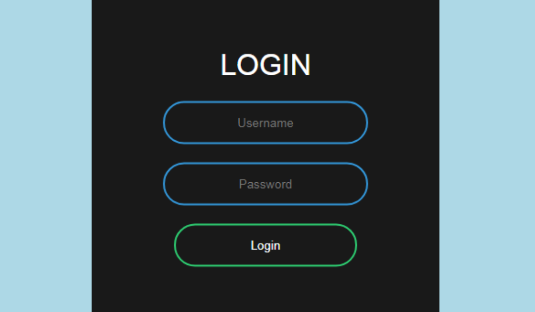 Login Box Script HTML and CSS - 2021