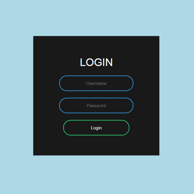Login Box Script HTML and CSS - 2021