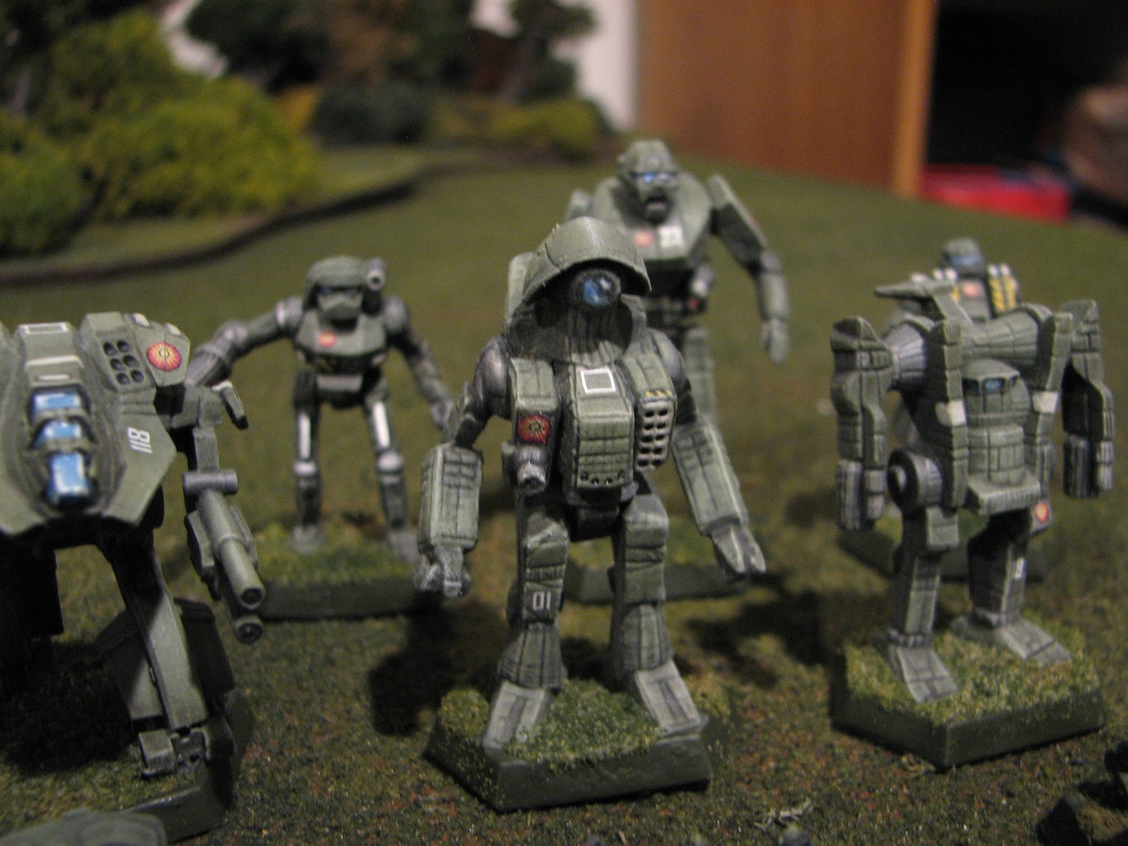 15mm Sci Fi Small Soldiers: Battletech House Davion Mechs
