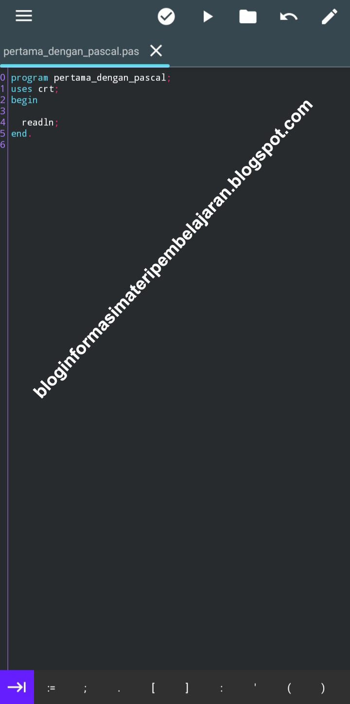 Cara Menggunakan Aplikasi Pascal N-IDE di Android - Blog Informasi ...