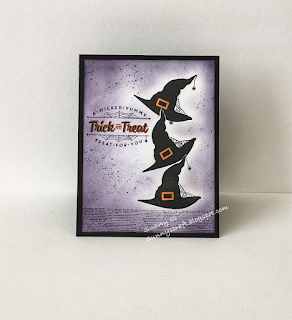 Sunny's Craft: Halloween card series -- Witch Hats
