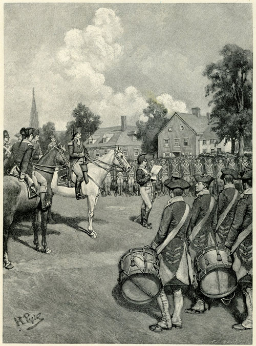 Howard Pyle: “Reading the Declaration before Washington’s Army, New ...