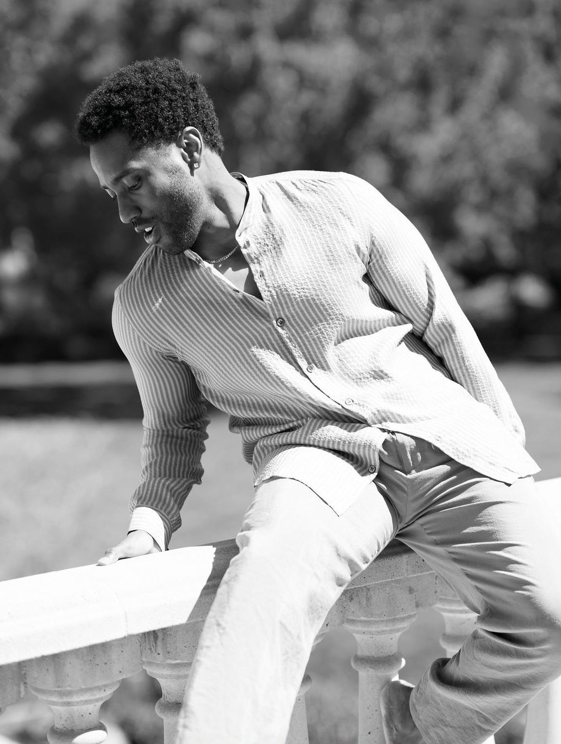 my new plaid pants: John David Washington Five Times