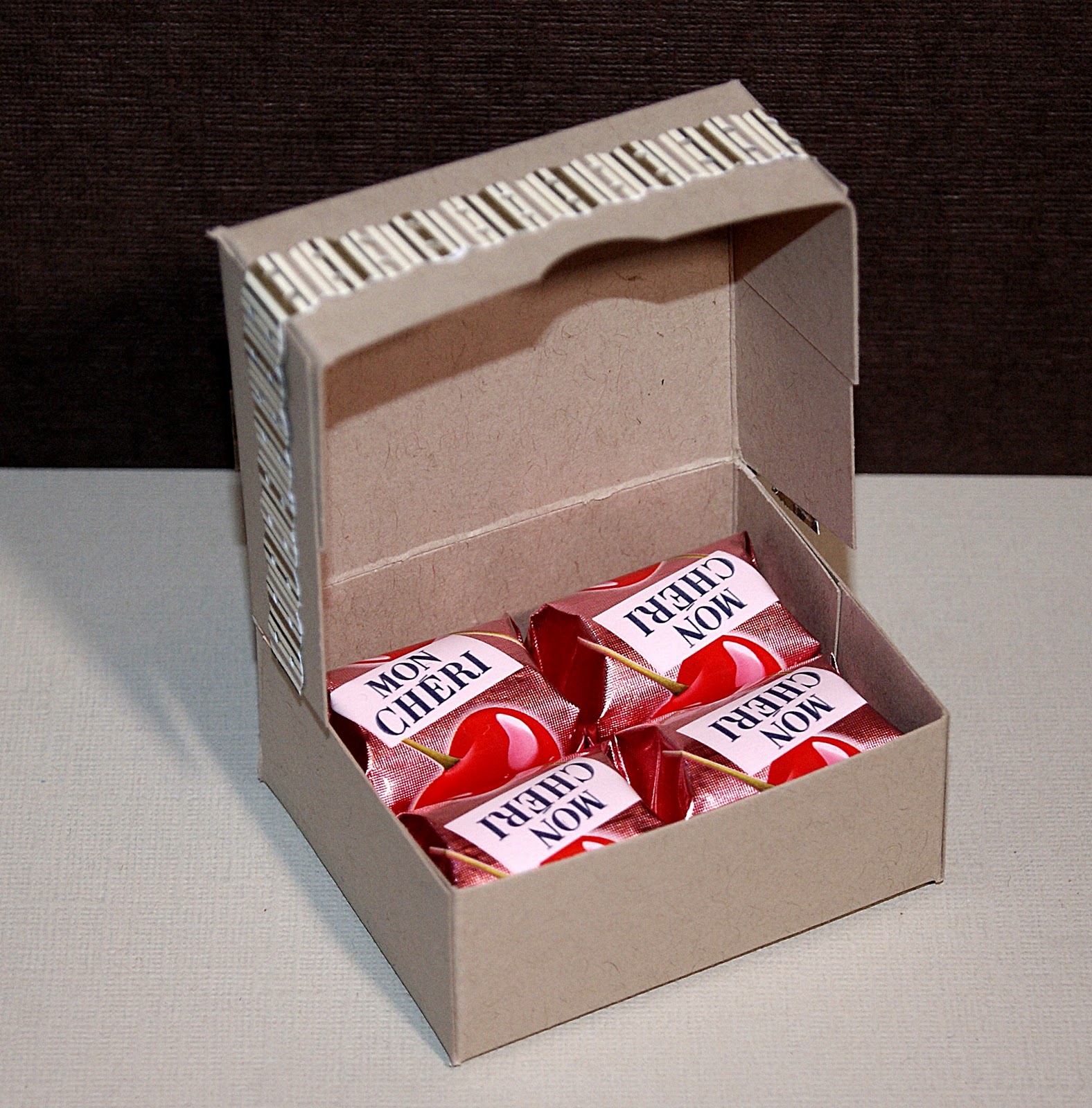 Omellie's Designs: Eine 4er Mon Cherie Box zum Geburtstag und mein ...