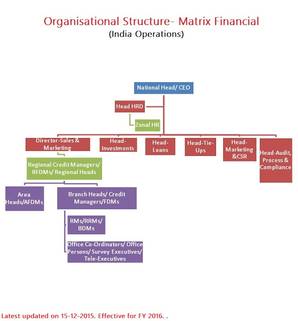 Matrix Financial: Organisational Structure- Matrix Financial (India ...