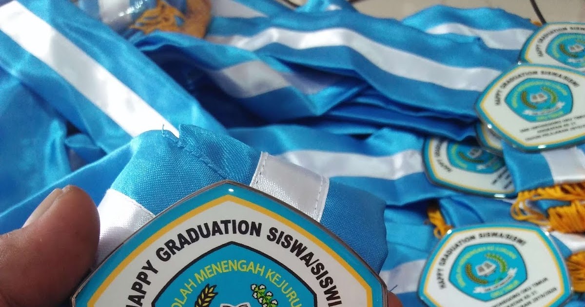 MEDALI GRADUATION SMK DIPONEGORO OKU TIMUR, SUMATERA SELATAN - KIREINA ...