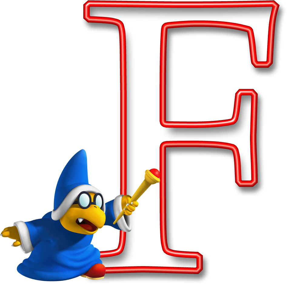 Abecedario con Personajes de Super Mario Bros. - Oh my Alfabetos!