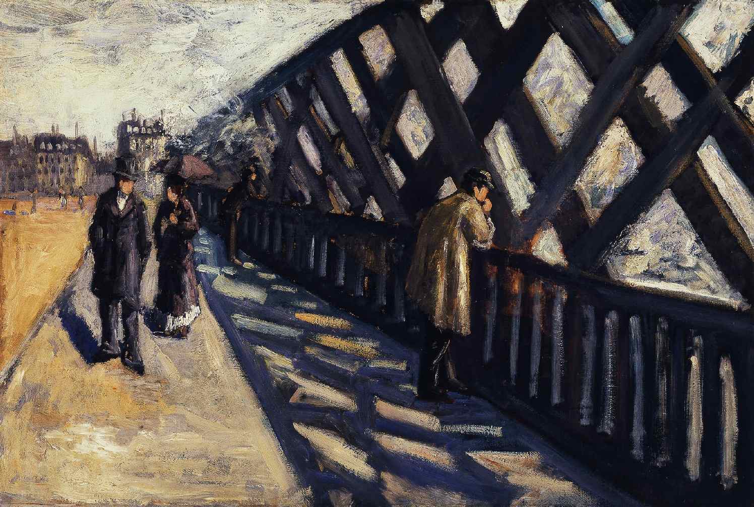 Gustave Caillebotte | Le Pont de l'Europe, 1876 | Tutt'Art@ | Masterpieces