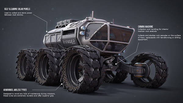 SNAFU!: The Mars Ranger via Mathew O (Art Station)