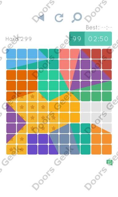 Blocks & Shapes [Hard] Level 299 Solution ~ Doors Geek