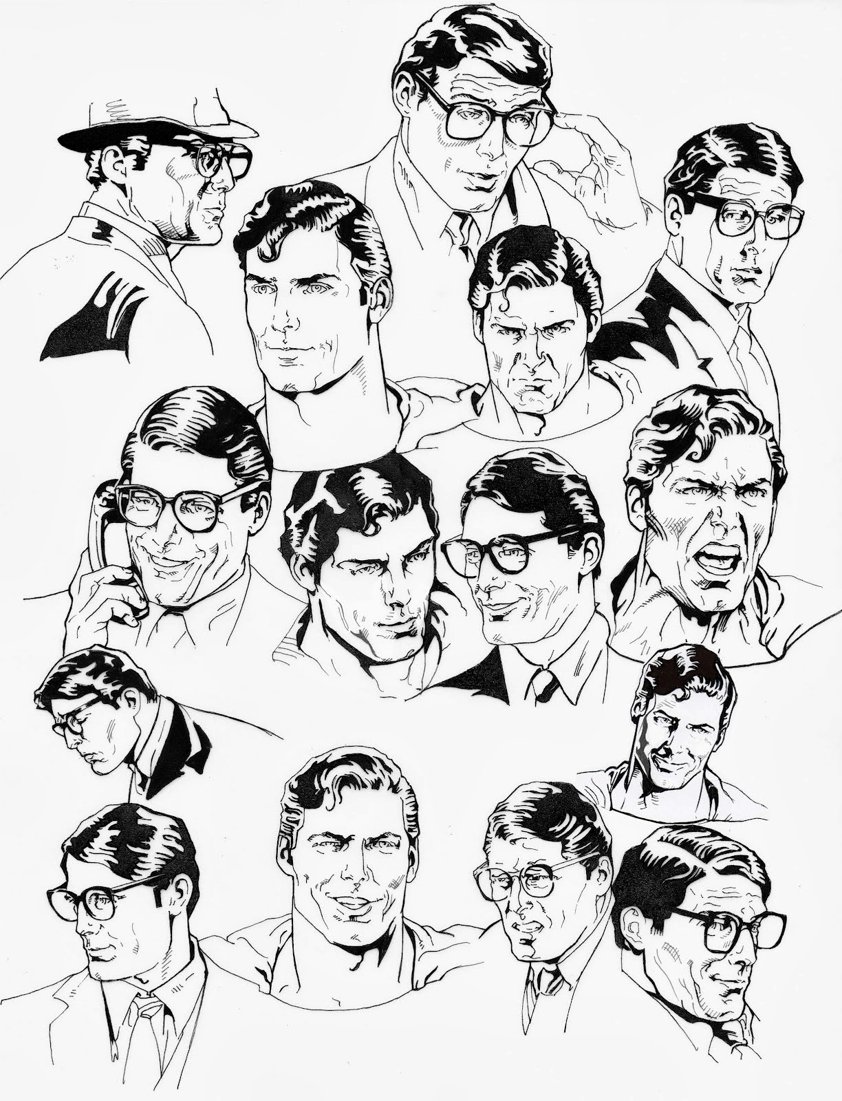 Clark Kent Pages Coloring Pages