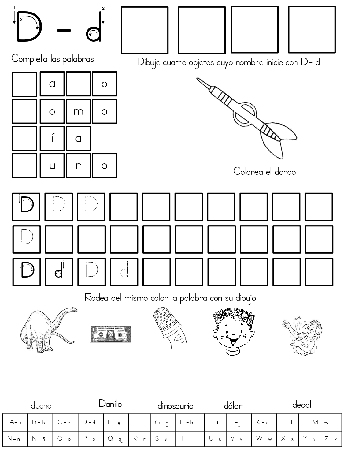 Cuaderno de Lectoescritura Fichas de refuerzo del ABECEDARIO ¡PDF!