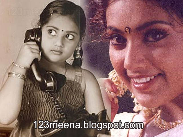 123Meena.blogspot.com: Actress Meena Childhood