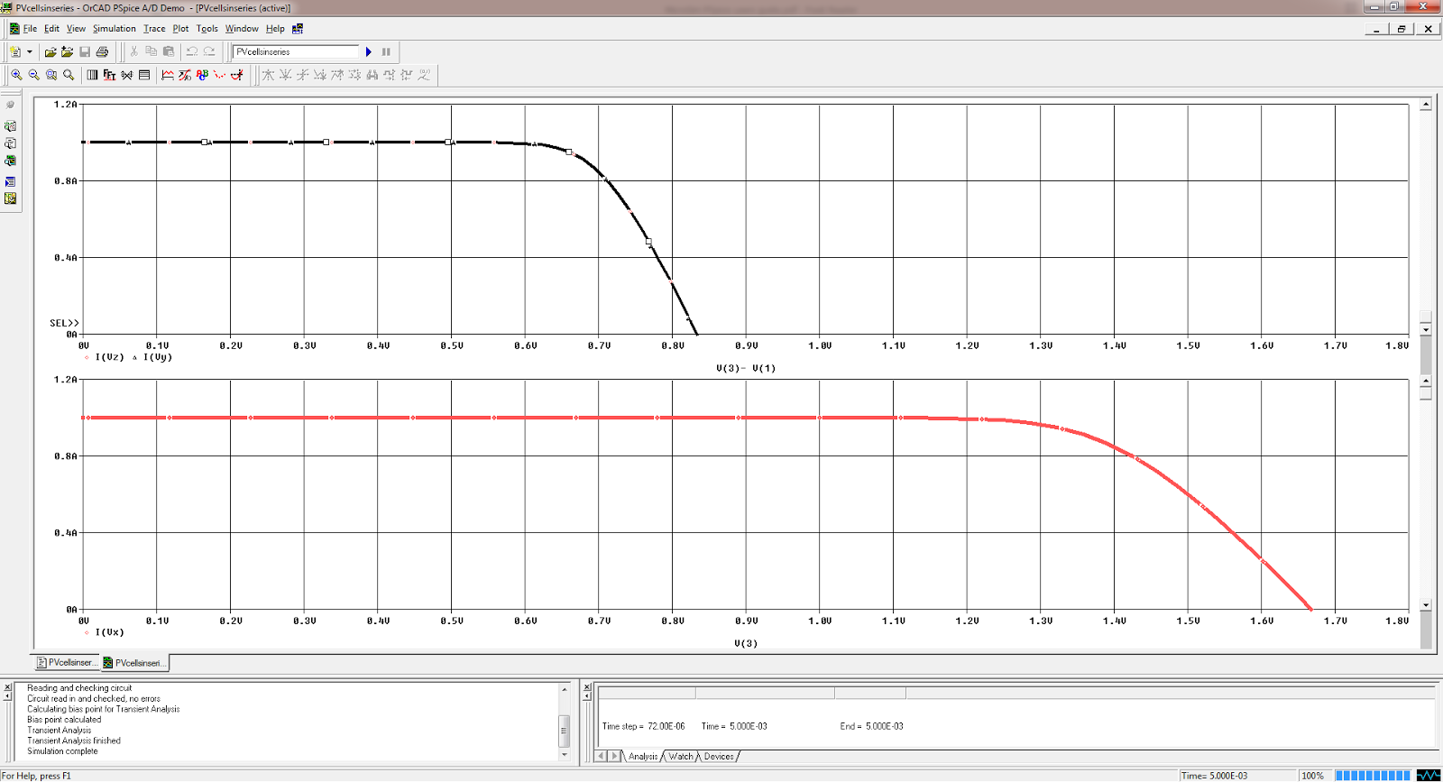 Plotting in PSPICE with multiple x axis values - PV educator Plotting in PSPICE with multiple x axis values - PV educator