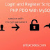 Multi User Role Based Login in PHP with MySQL PDO