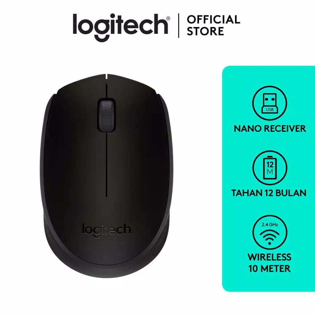 Logitech B170 Wireless Mouse - Prima Komputer