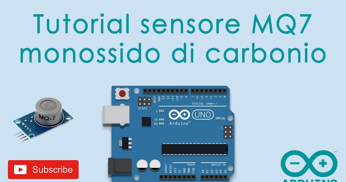 Tutorial #8 Sensore di monossido di carbonio con Arduino Uno