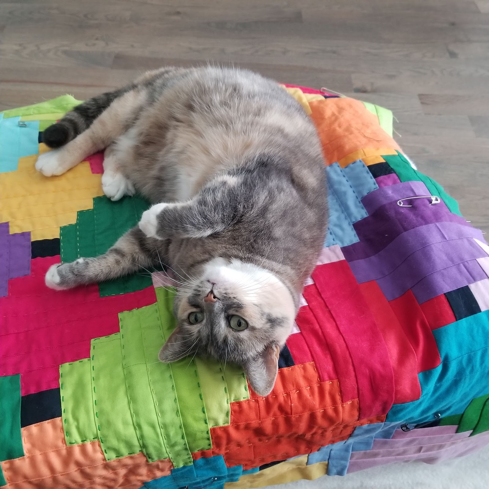 Let's begin sewing...: Courthouse Color Play Quilt