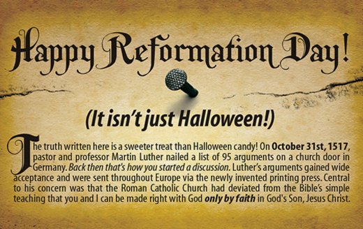Homeschool Happenings: Reformation Day