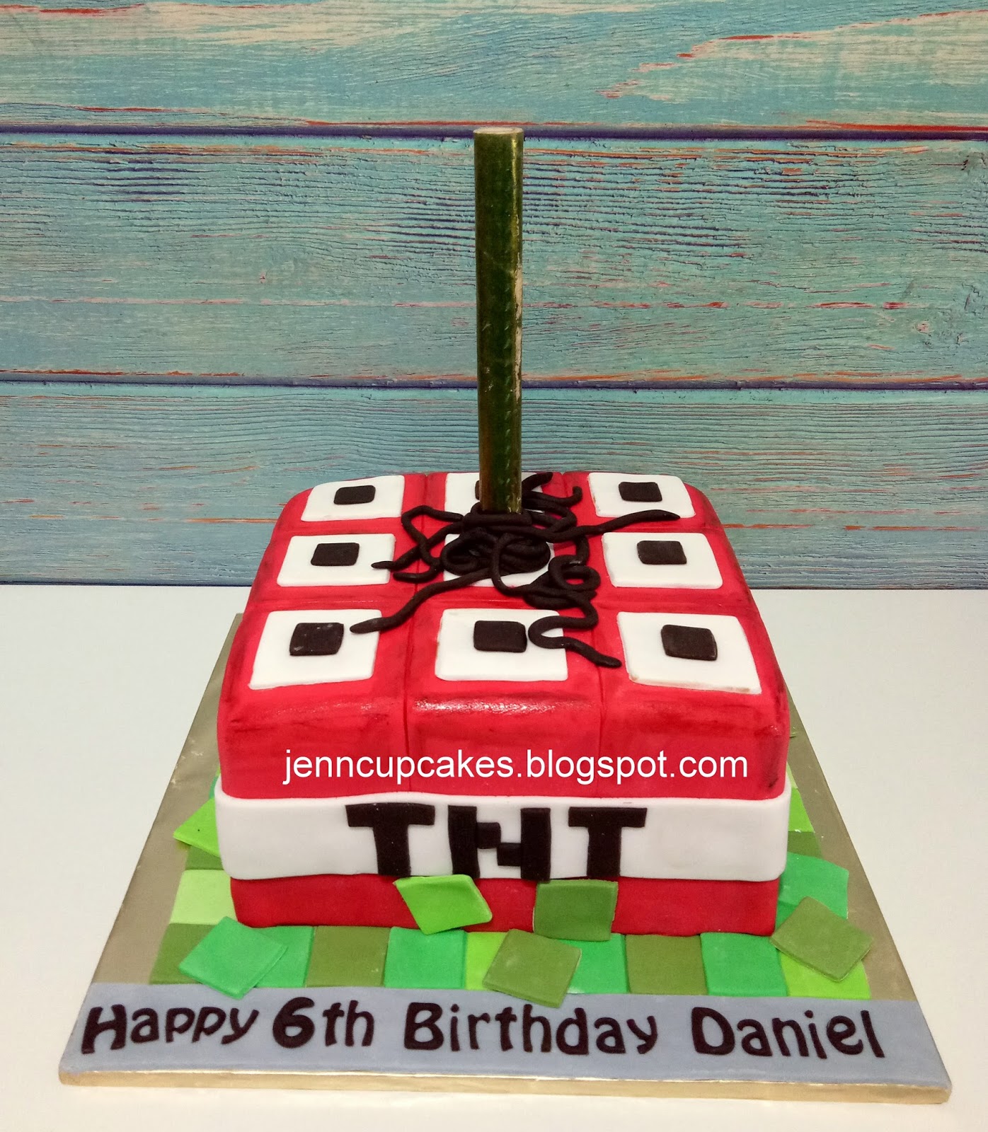 Minecraft Tnt Cake