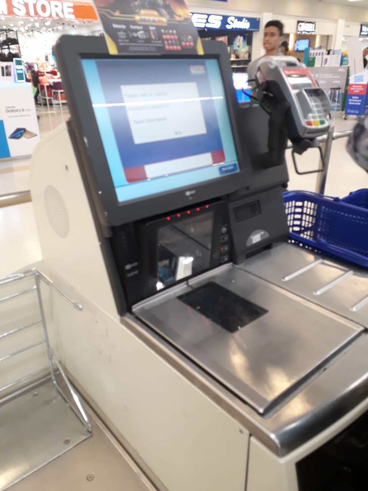 Farhana Jafri: Supermarket Self Service Cashier Counter