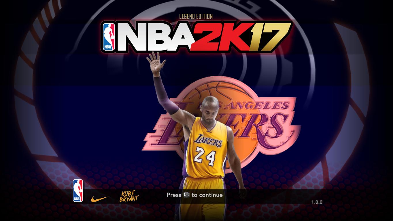 NBA 2K17 Kobe Bryant Legend Edition Title Screen v1 & v2 [FOR NBA2K14]