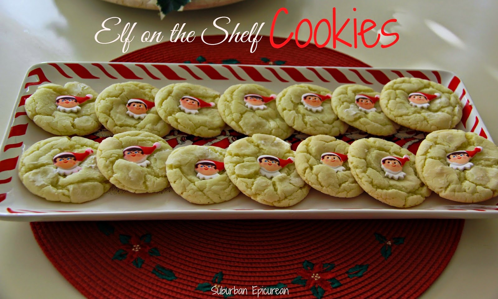 Suburban Epicurean: Elf on the Shelf Cookies